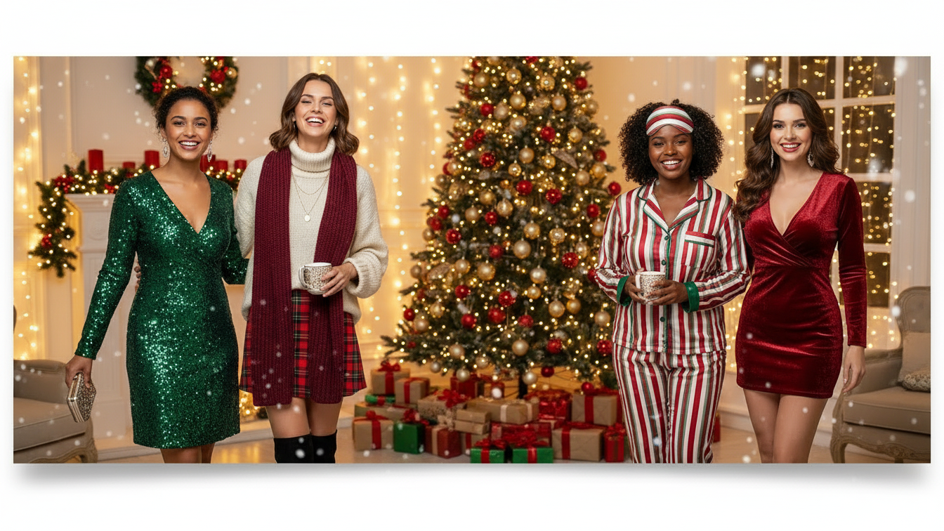 Christmas Outfits Women: Top 2026 Party & Casual Looks | Stylesium